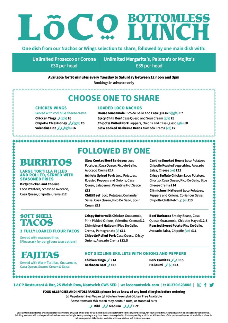 Loco – Mexican Restaurant & Bar | Nantwich
