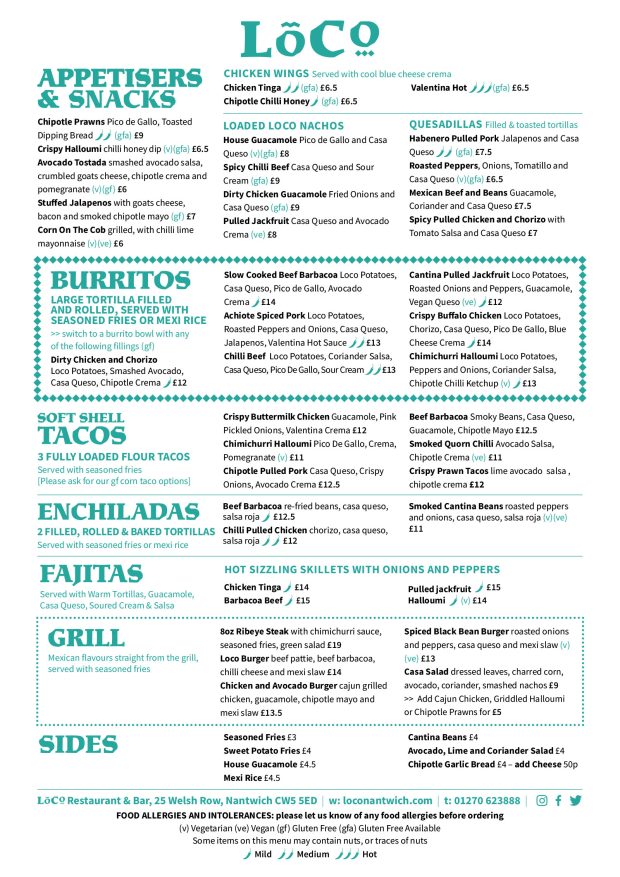 Loco – Mexican Restaurant & Bar | Nantwich