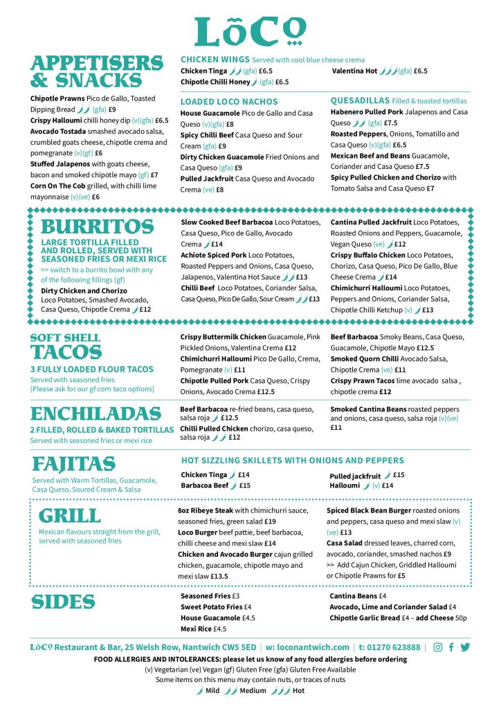 Loco – Mexican Restaurant & Bar | Nantwich